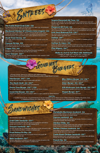 Menu – Turtle Shack